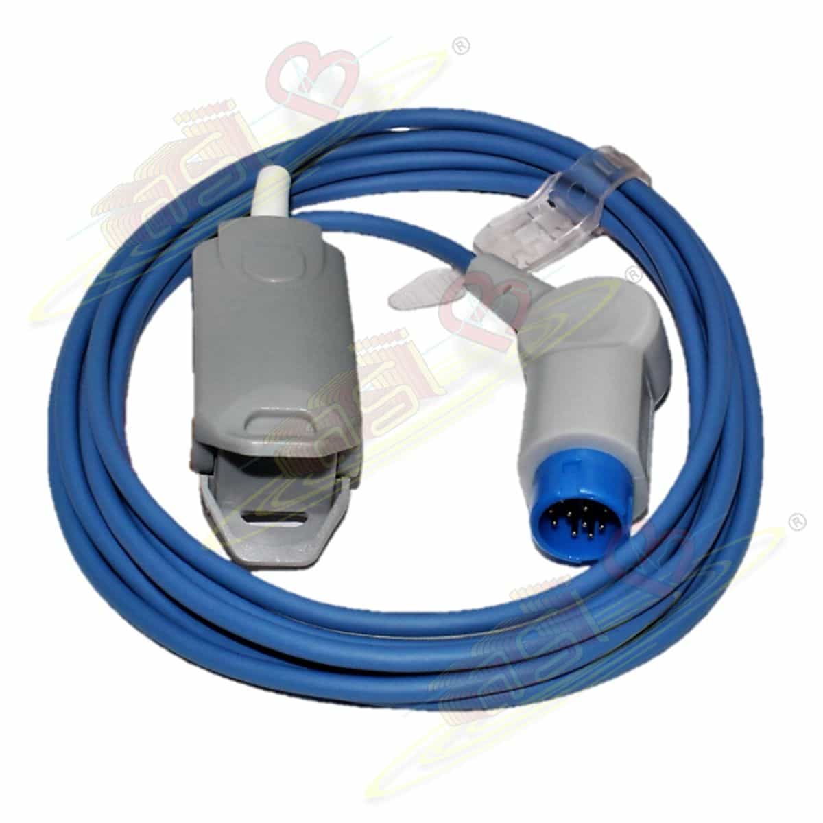 CABLE SPO2 PARA MONITOR DE SIGNOS VITALES · 12 PIN · COMPATIBLE HP ...